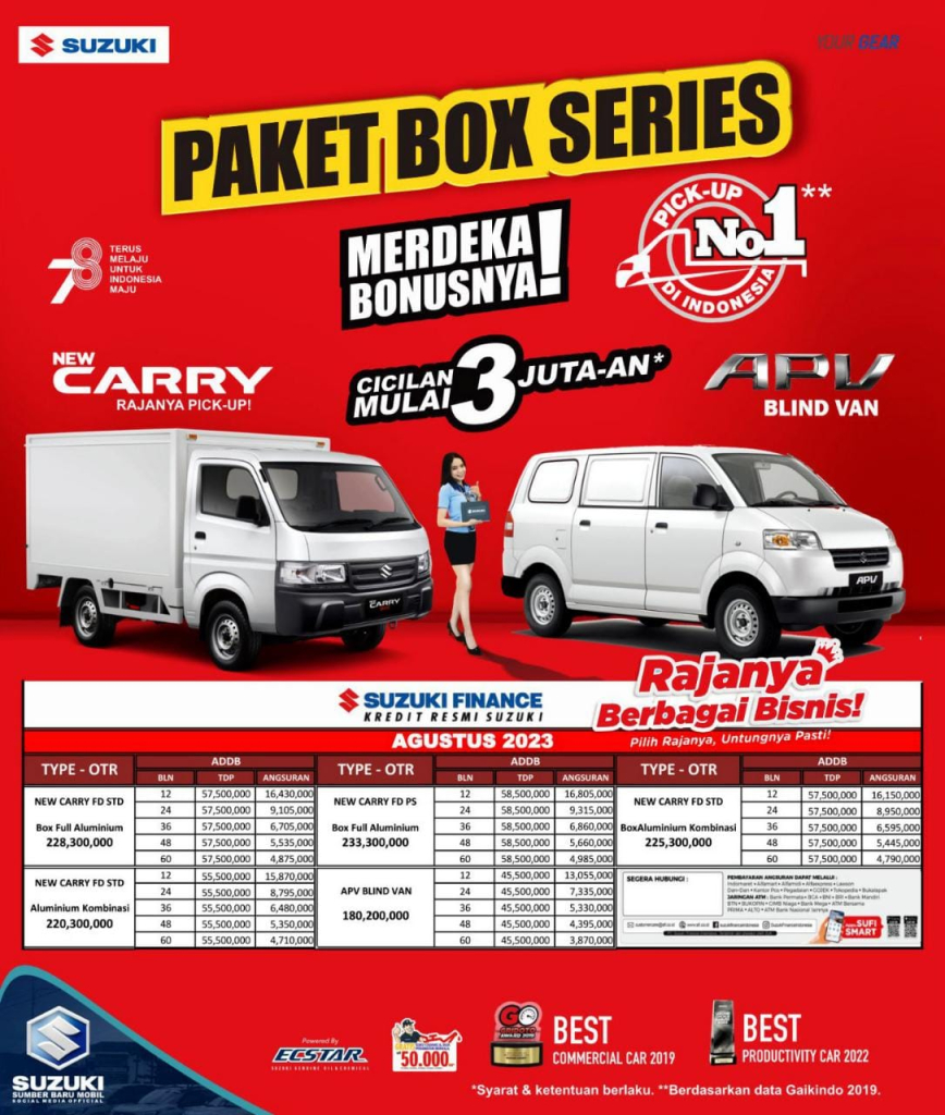 Suzuki New Carry Box 2023 Jogja - DEALER MOBIL SUZUKI JOGJA